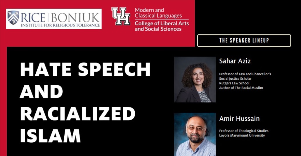 Hate Speech and Racialized Islam - University of Houston