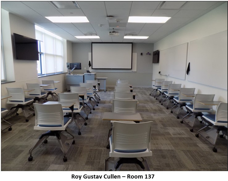 C Room 137 HyFlex Classroom - University of Houston