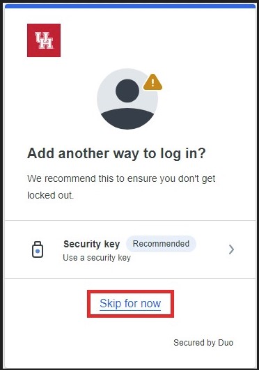 DUO Mobile - University of Houston