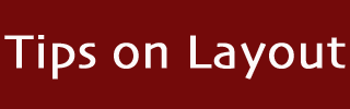 layout tips